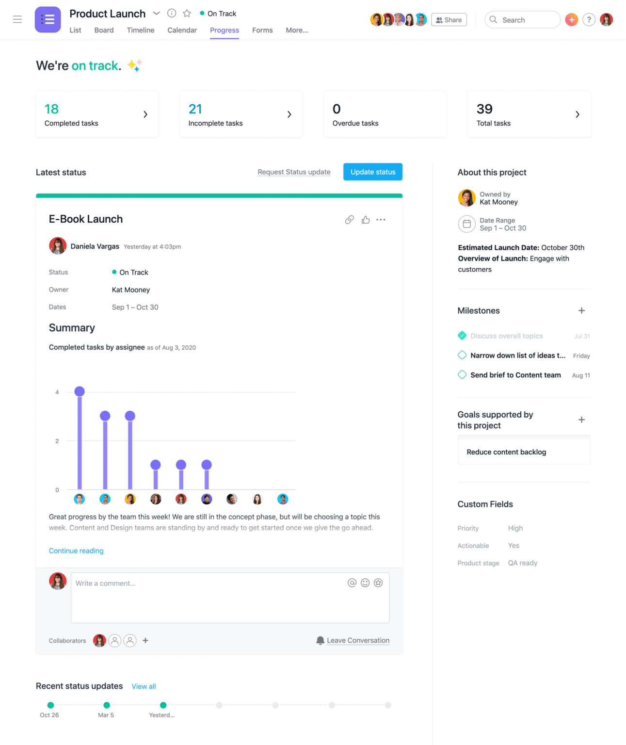 Project Status Reports What To Include Examples And A For 